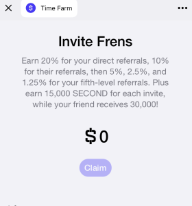 Time Farm Airdrop on Telegram: How to Collect $Seconds?
